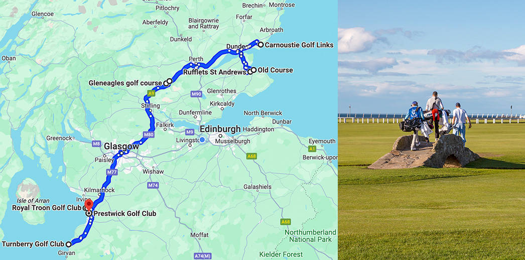 Luxury 7 Night Golf Tour Of Scotland | Legends of Golf Tour